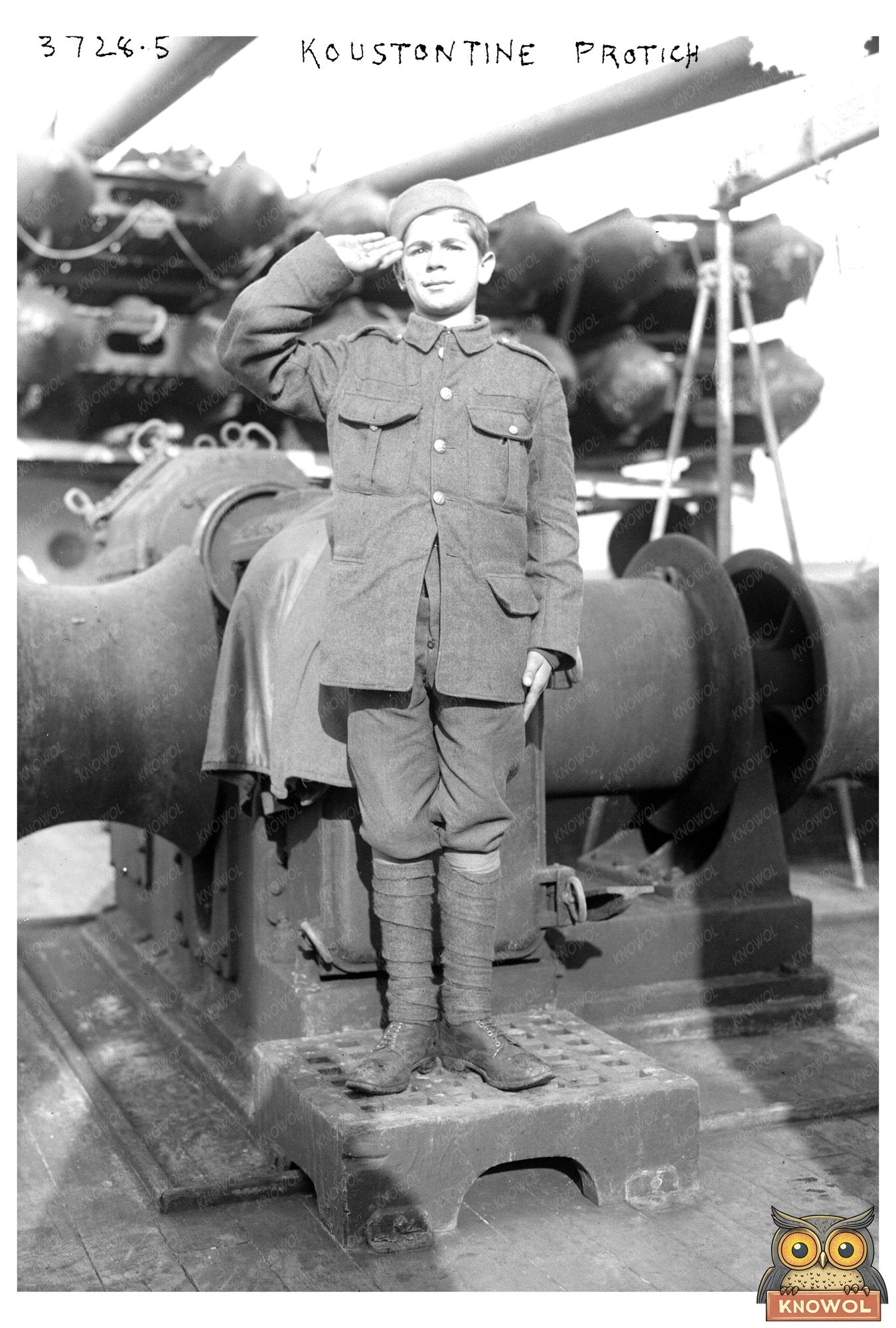 1916 Portrait of Koustontine Protich: Immigrant Legacy – KNOWOL