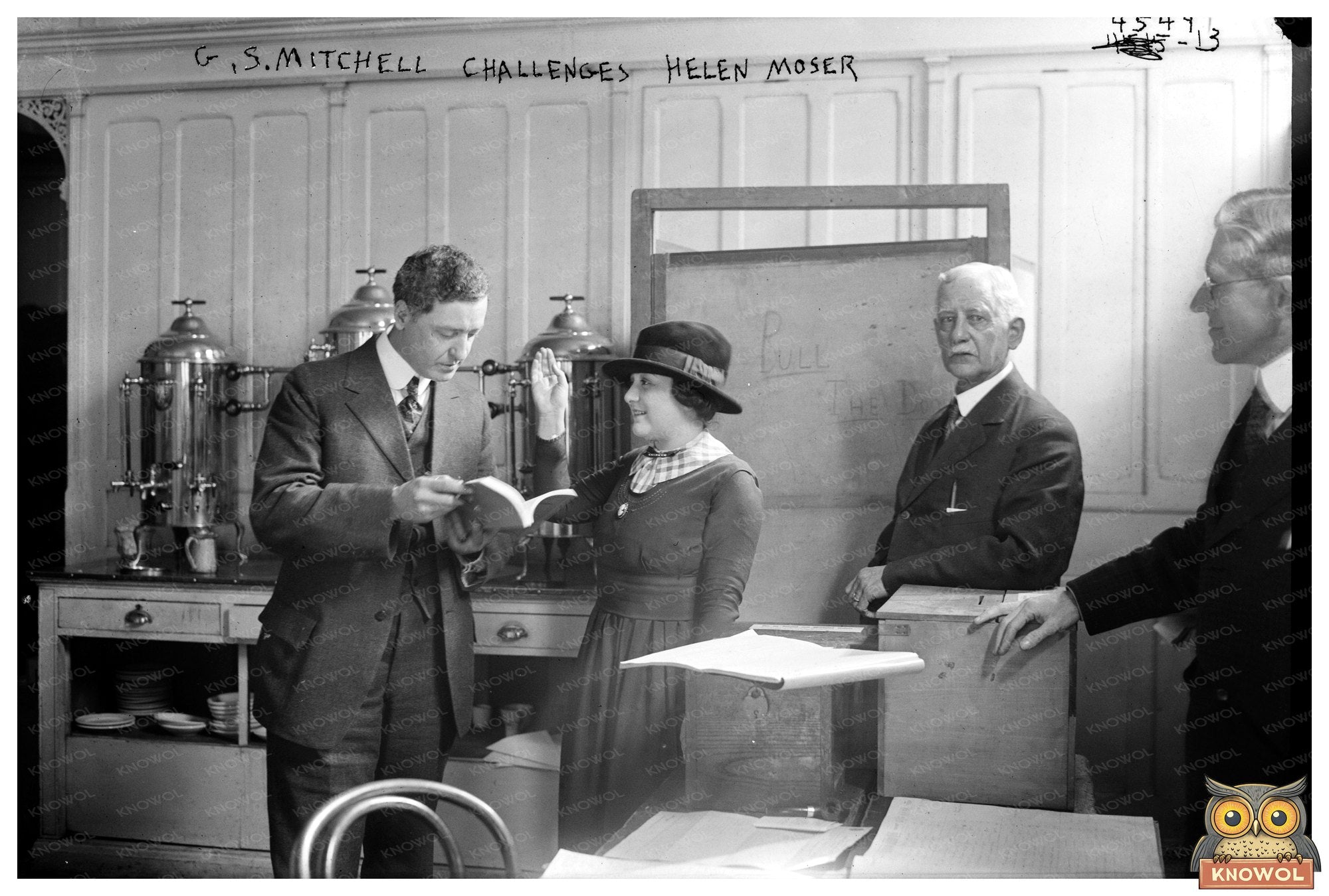 Historic 1918 Duel: G.S. Mitchell vs. Helen Moser – KNOWOL