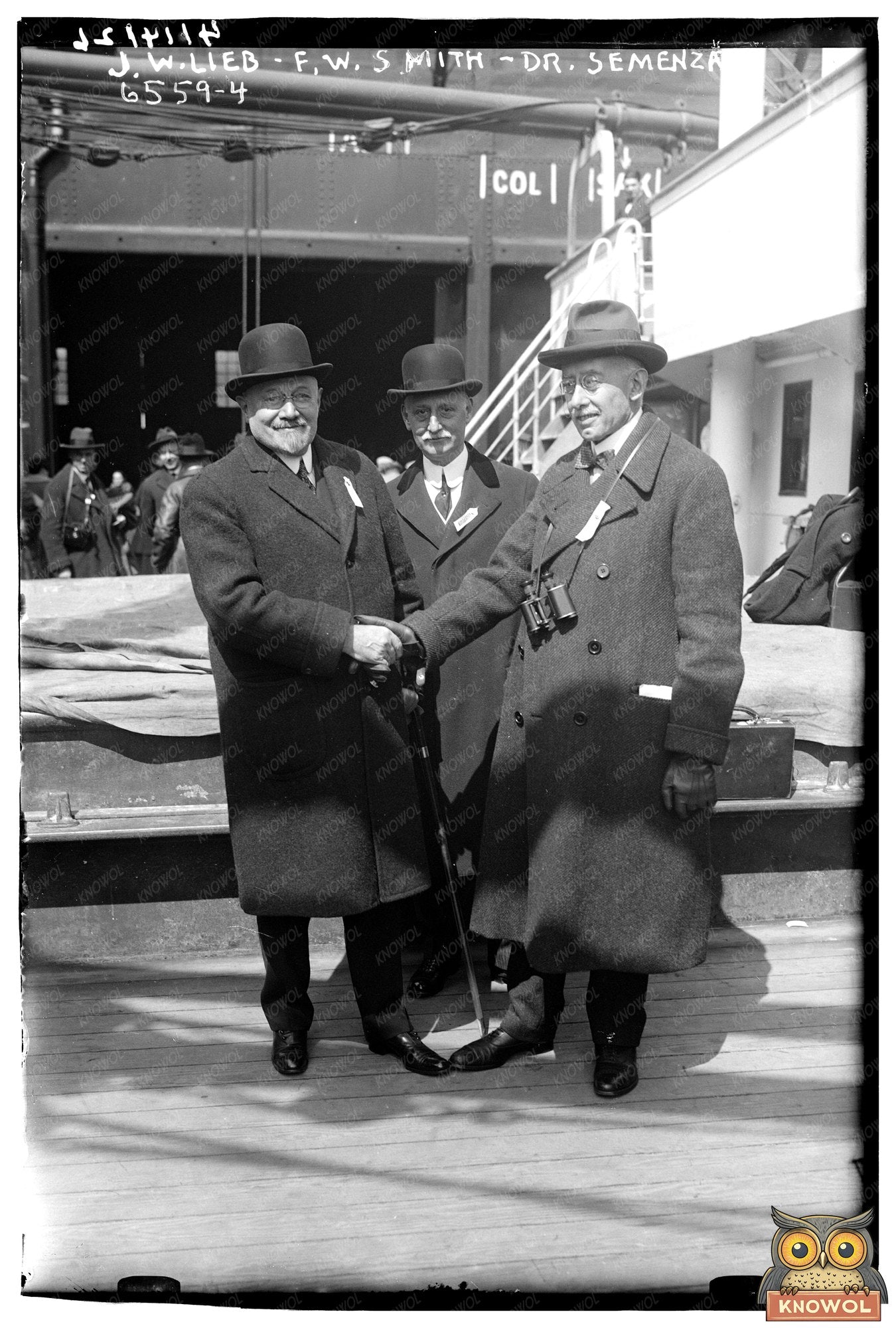 Historical Portrait of Three Notable Figures, 1926 – KNOWOL