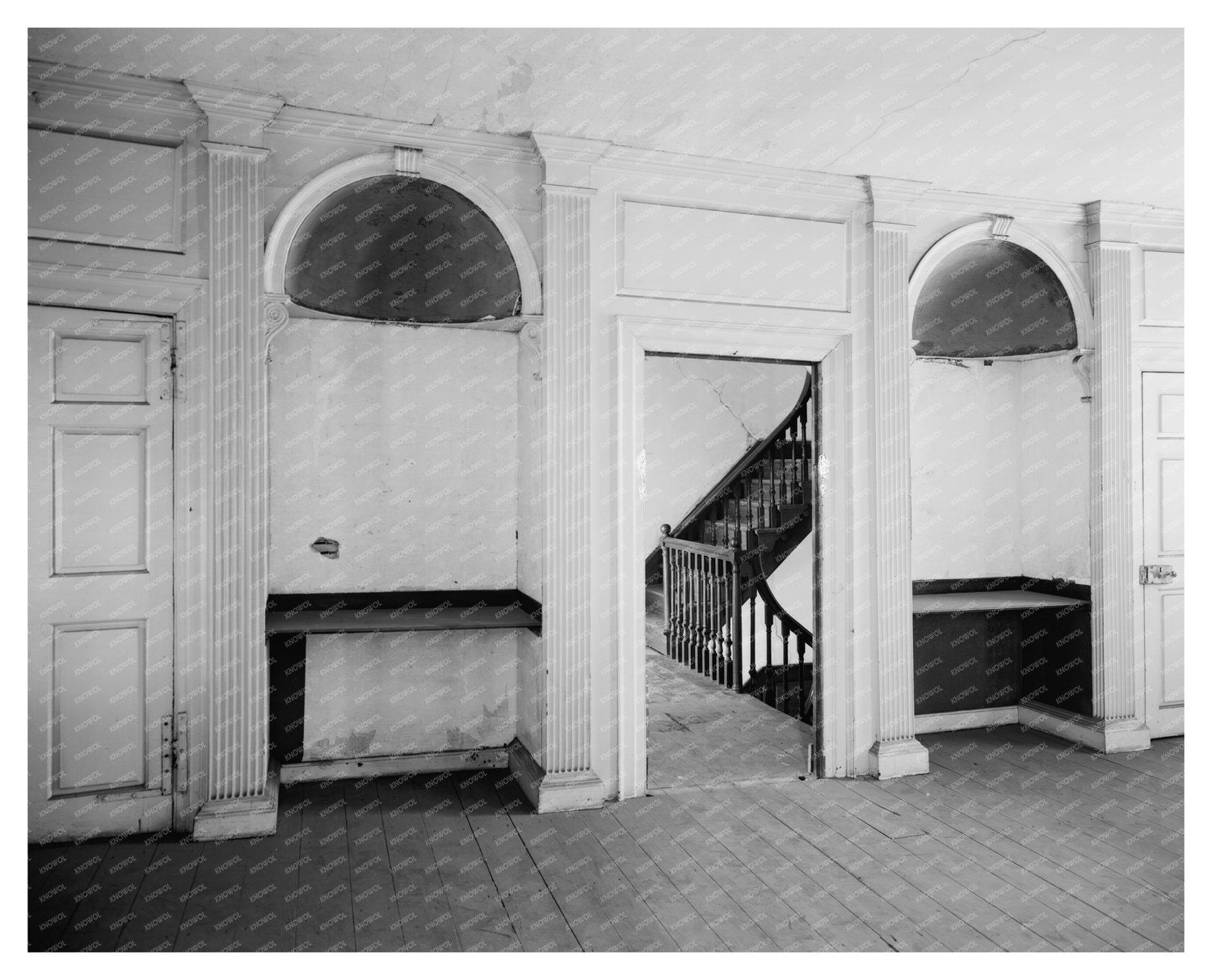 Wilmington NC Historic Building Interior, 1941 Photo – KNOWOL