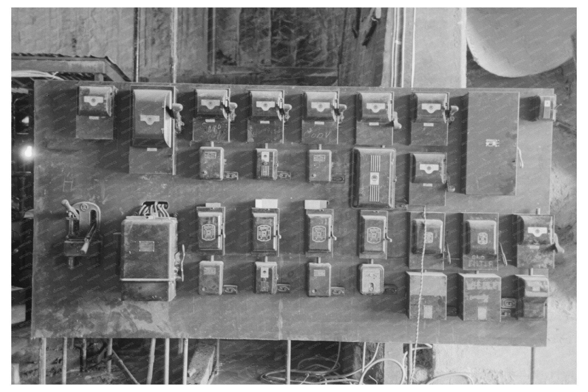 1940 Mogollon New Mexico Gold Mine Switchboard Image – KNOWOL