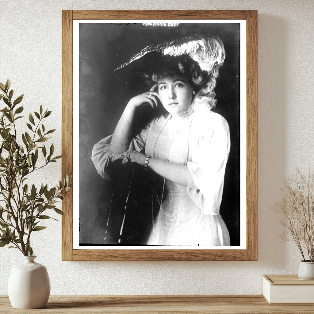 Portrait of Mrs. Annie Best: A Glimpse into History – KNOWOL