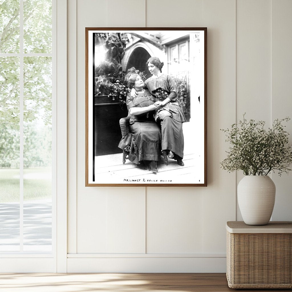 Inspiring Moment with Helen Keller and Companion – KNOWOL