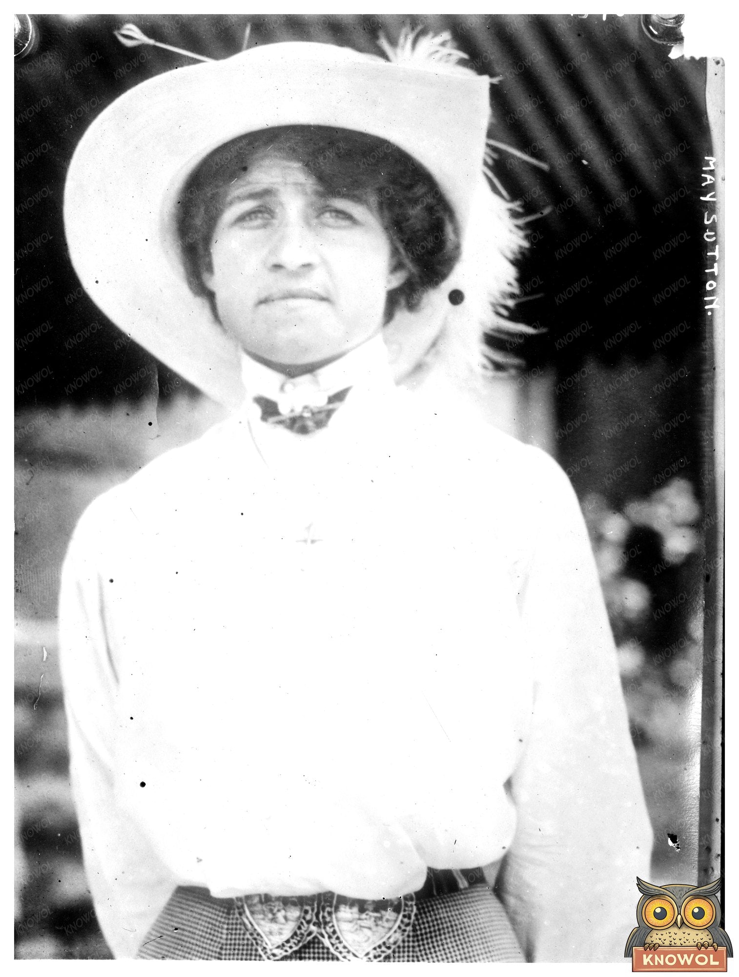 Vintage Portrait of Tennis Star May Sutton, 1912 – KNOWOL