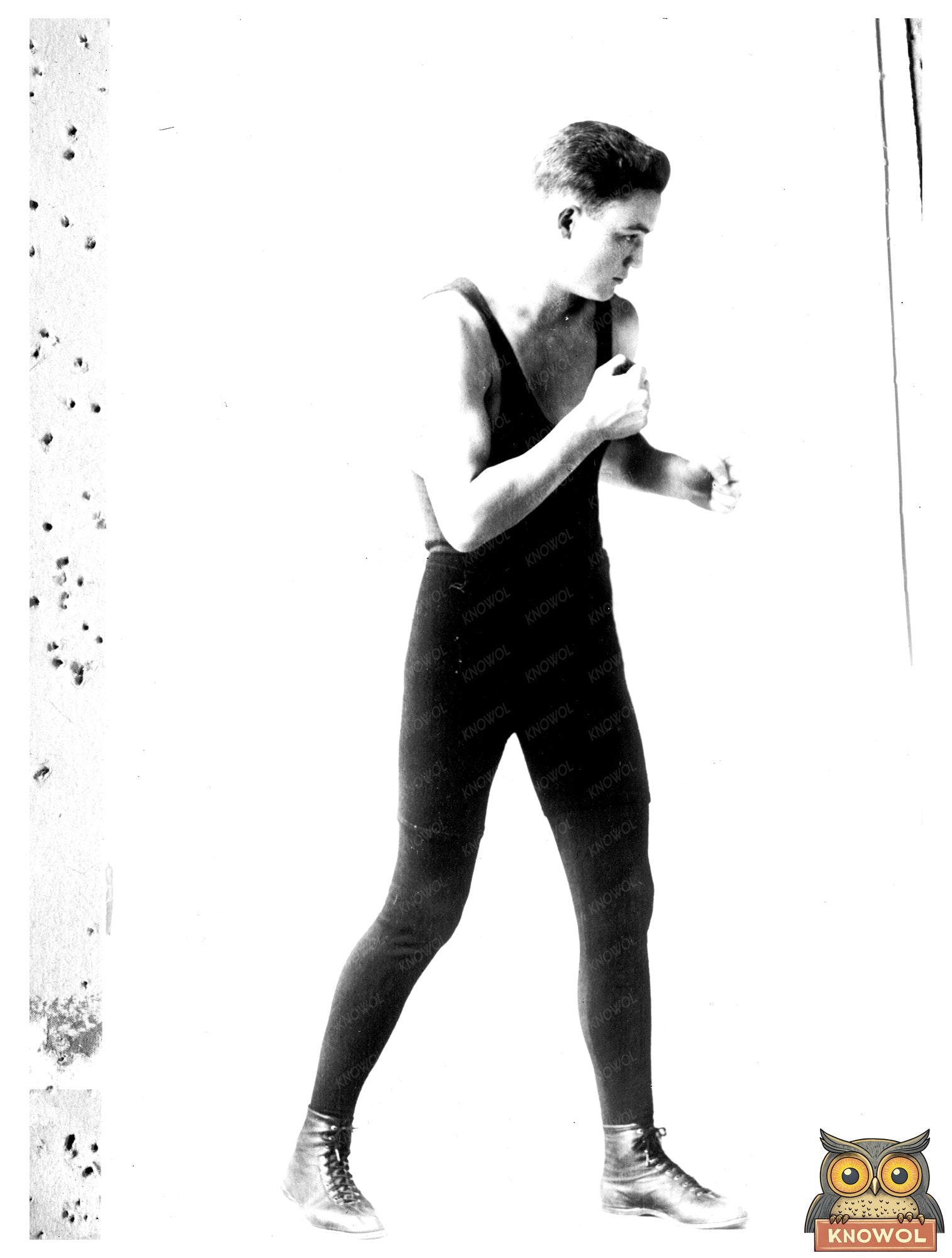 Legendary Boxer Tommy Gibbons in Action, Circa 1910 – KNOWOL