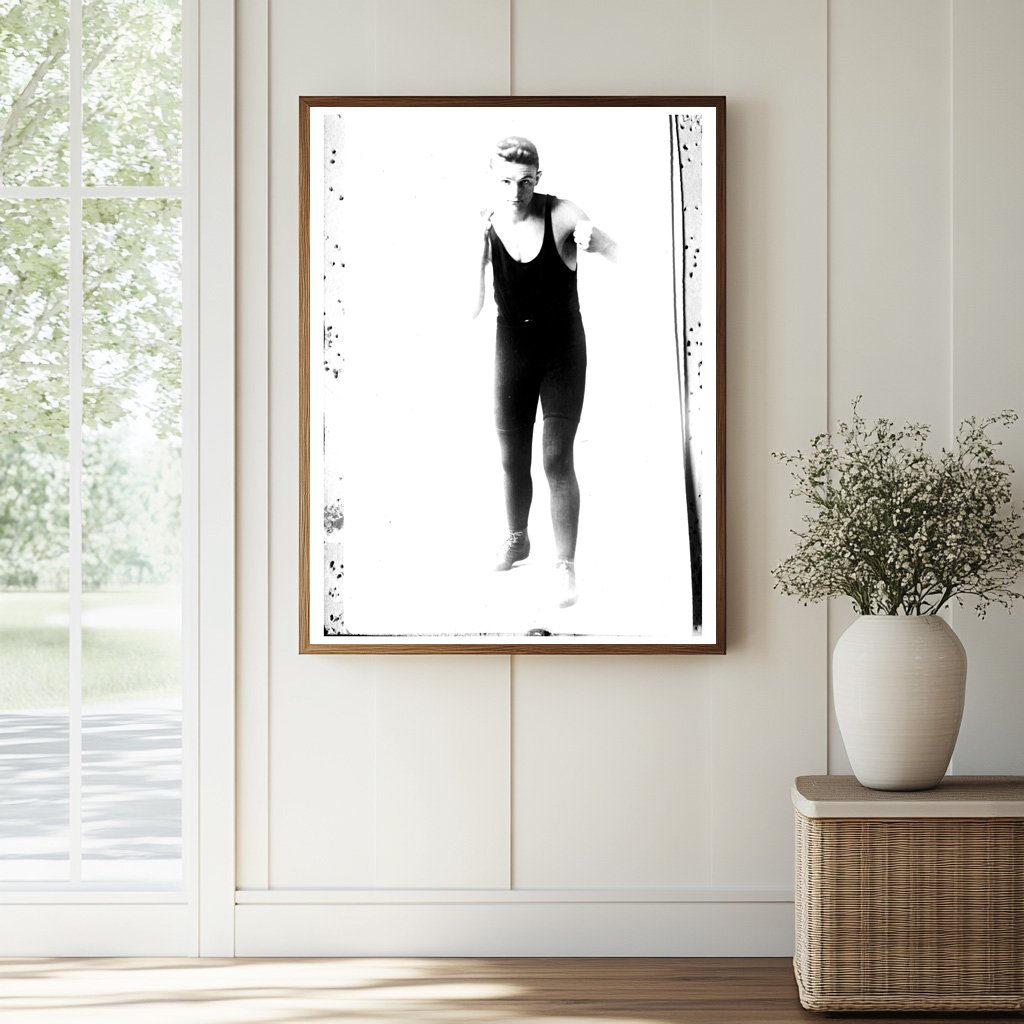 Vintage Boxing Champion Portrait - Early 20th Century – KNOWOL