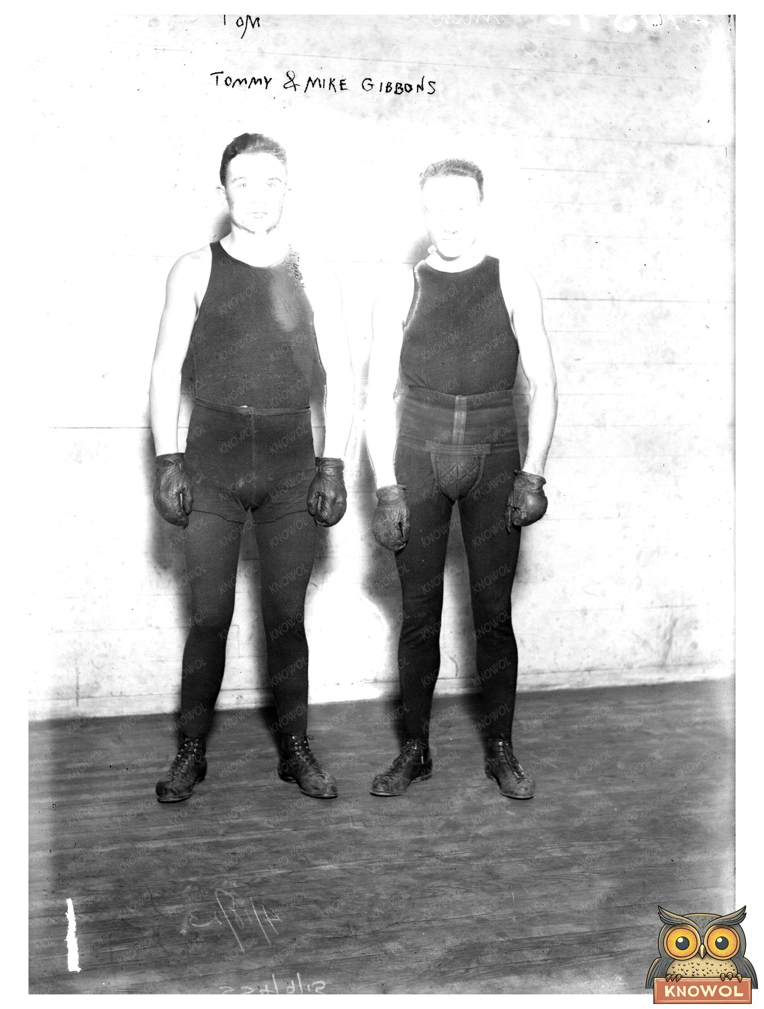 Historic Portrait of Boxing Legends: Gibbons Brothers – KNOWOL