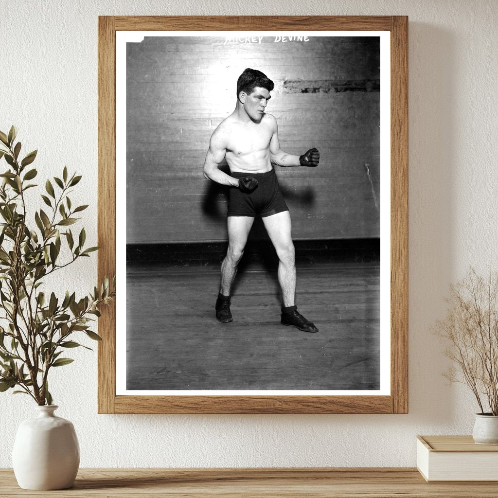 Vintage Portrait of Iconic Figure Mickey Devine (1910s) – KNOWOL