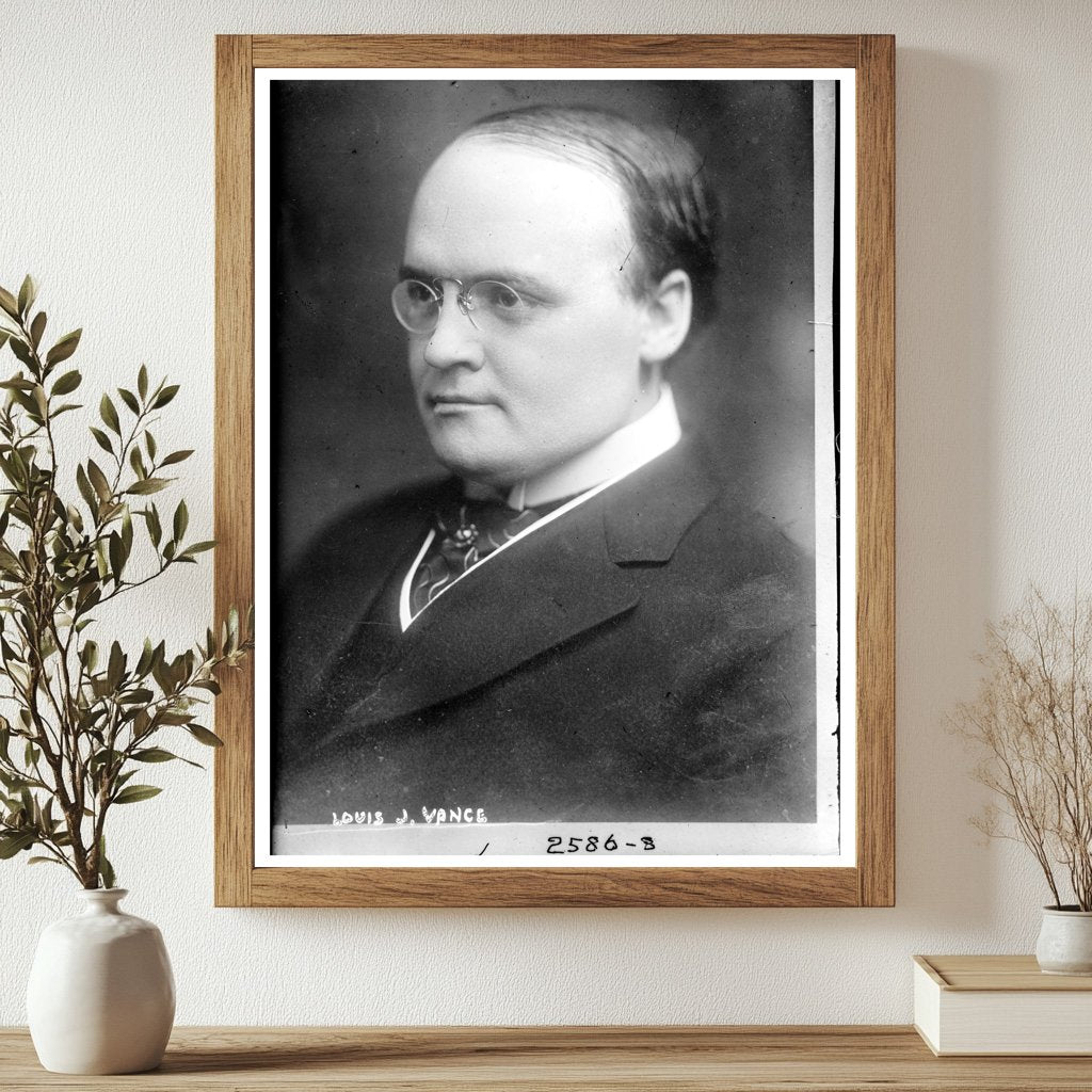 Vintage Portrait of a 1910s American Literary Icon – KNOWOL