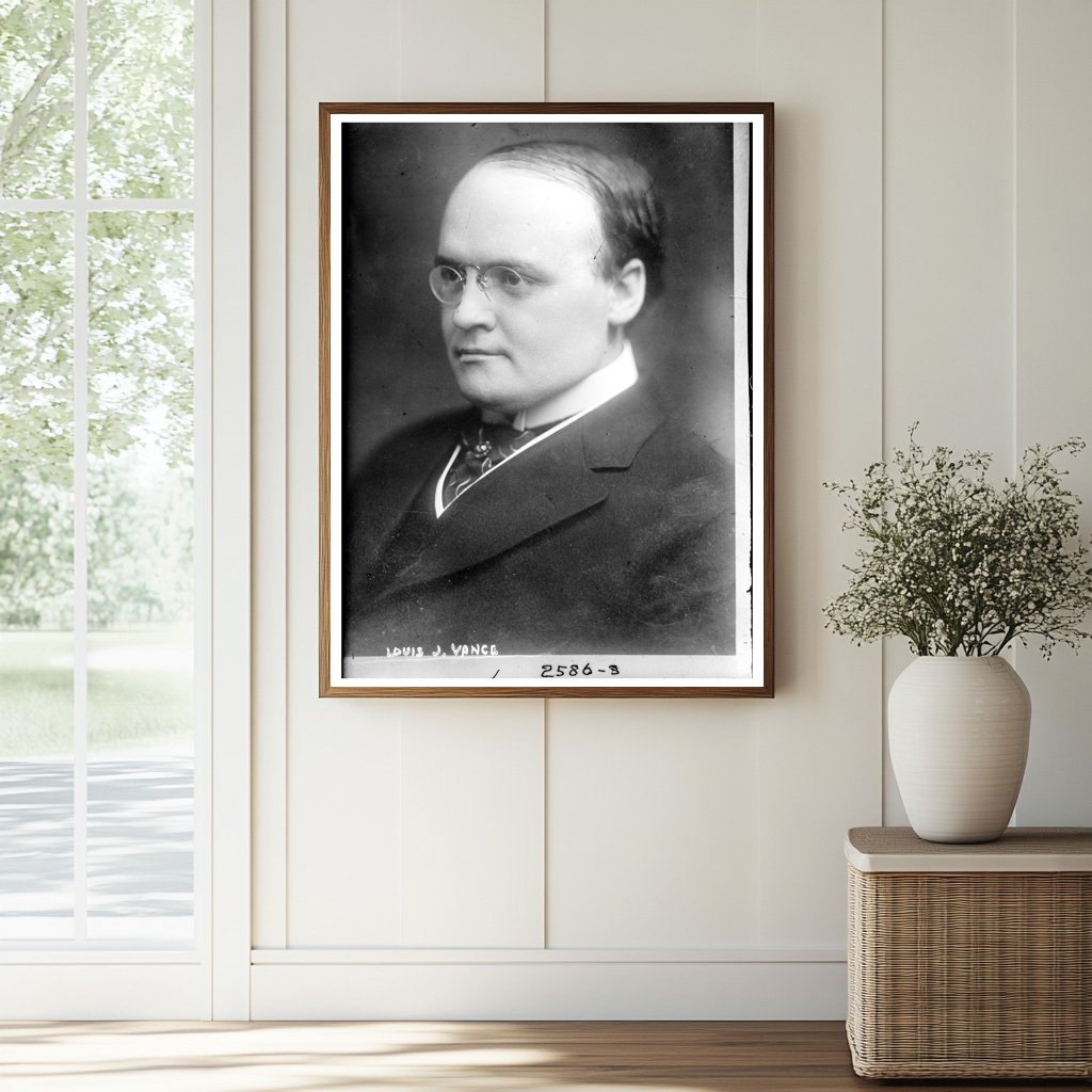 Vintage Portrait of a 1910s American Literary Icon – KNOWOL
