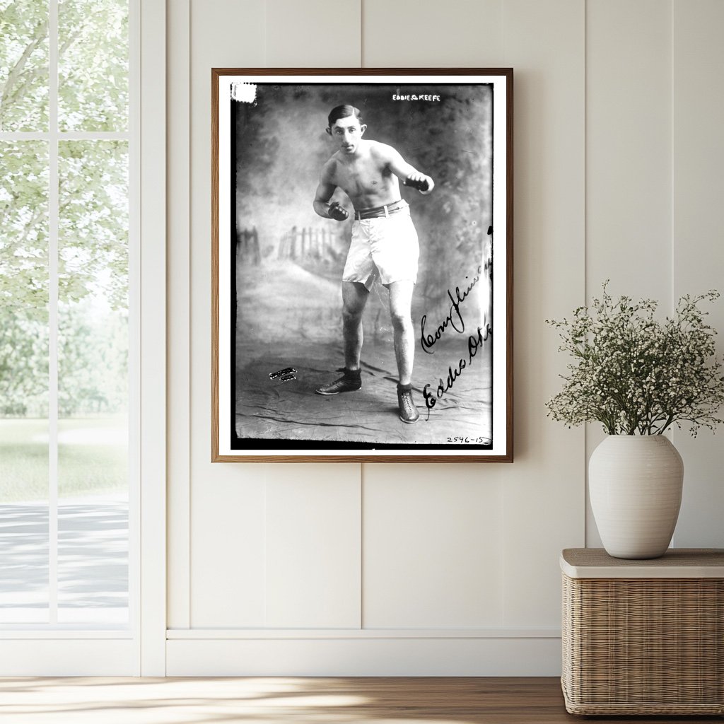 Vintage Boxing Portrait of Eddie OKeefe, 1910s – KNOWOL