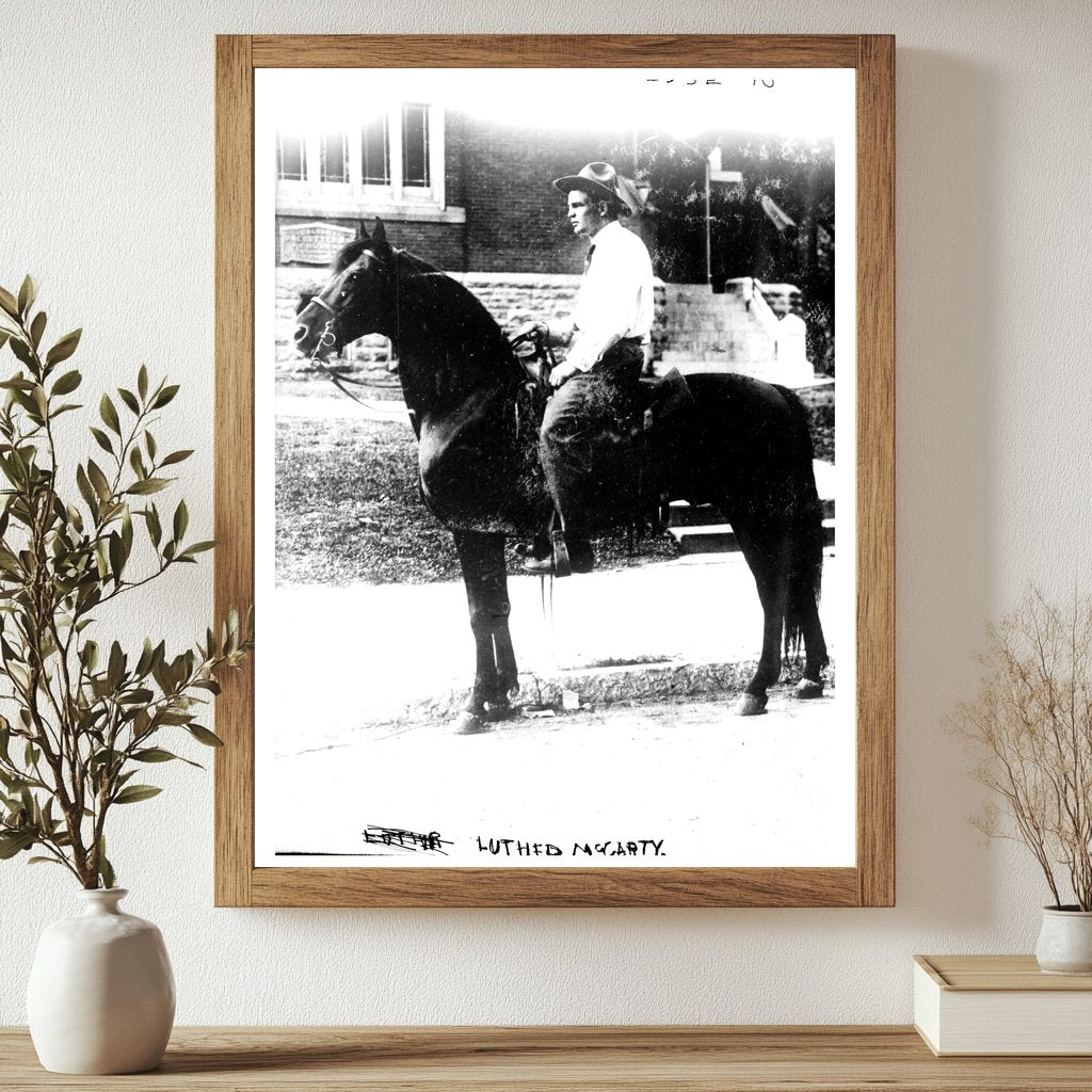 Vintage Boxing Star Luther McCarty, Circa 1910 – KNOWOL