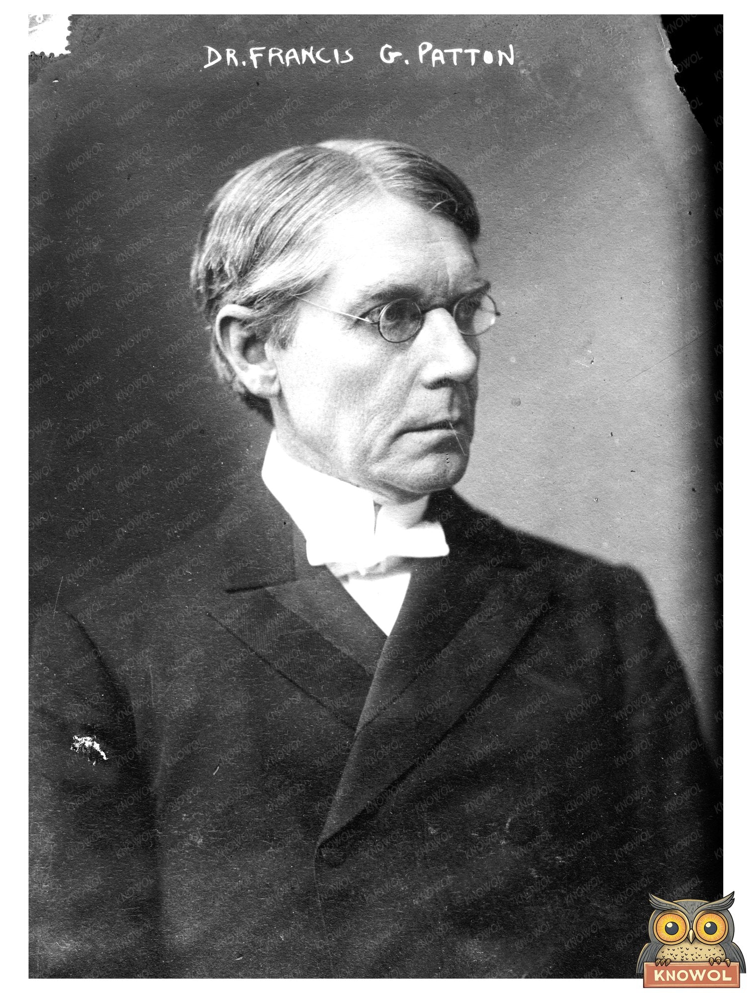 Early 20th Century Portrait of Dr. Patton, 1913 – KNOWOL