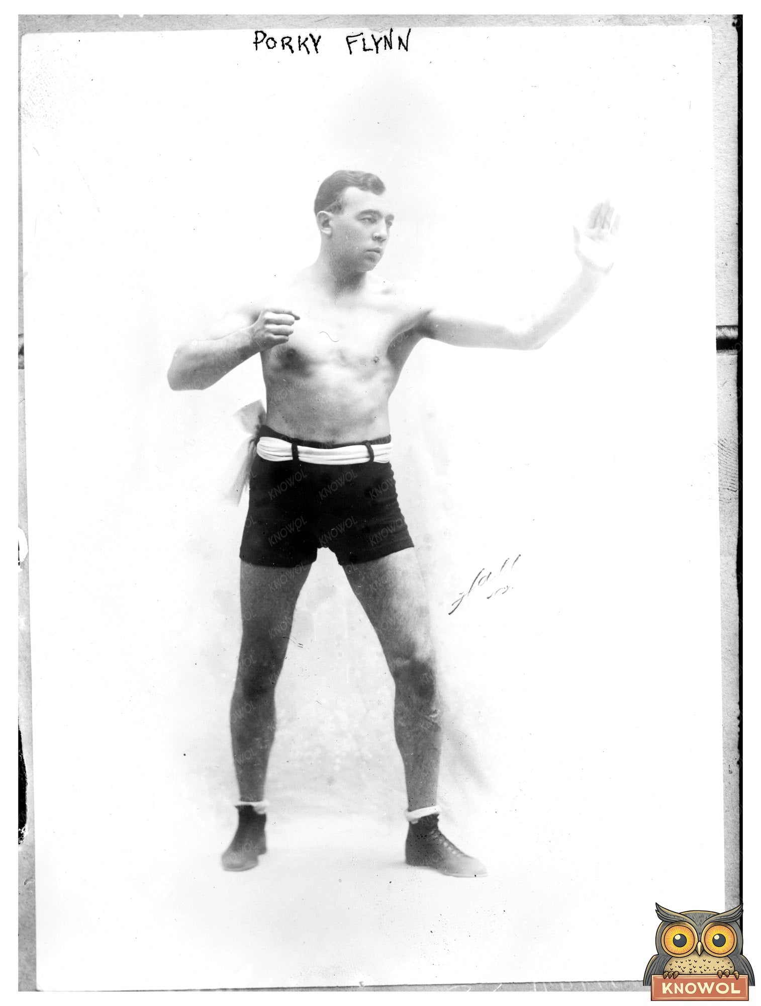 Early 20th Century Celebrity: Porky Flynn Portrait – KNOWOL