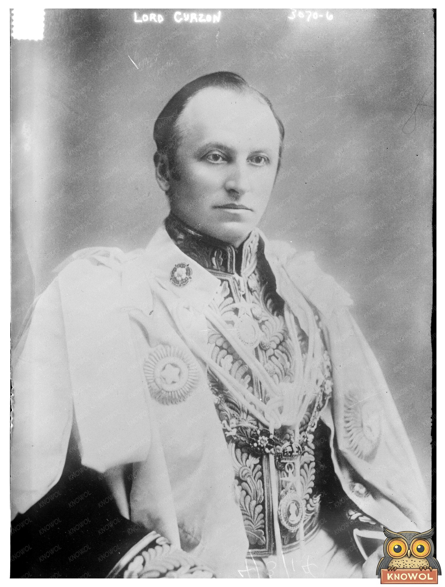 Regal Portrait of Lord Curzon, Viceroy of India – KNOWOL