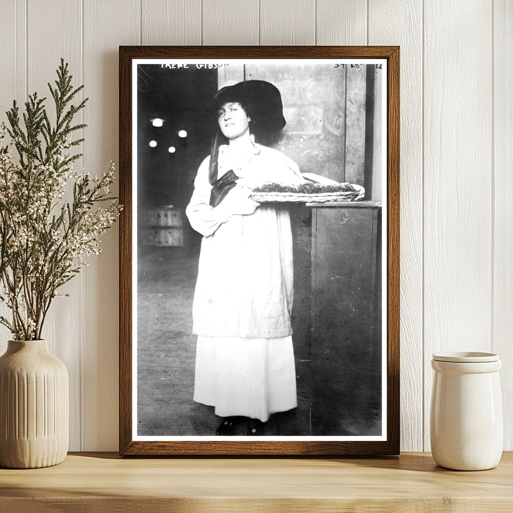 Elegant Portrait of Irene Gibson, Circa 1910-1915 – KNOWOL