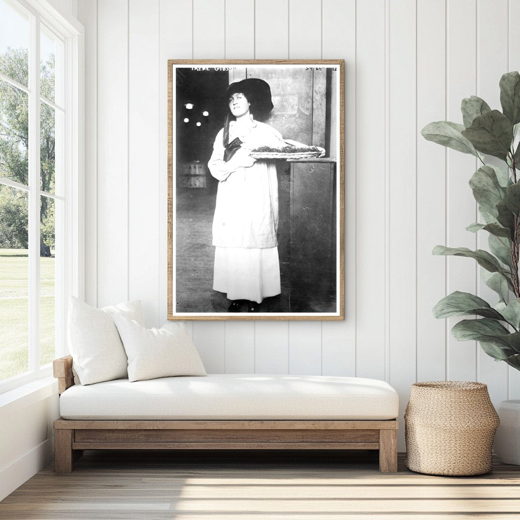 Elegant Portrait of Irene Gibson, Circa 1910-1915 – KNOWOL