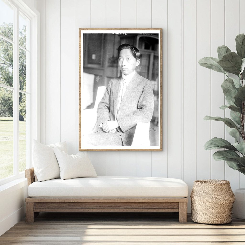 Early 1910s Portrait of J.H. Lee - Vintage Glass Photo – KNOWOL