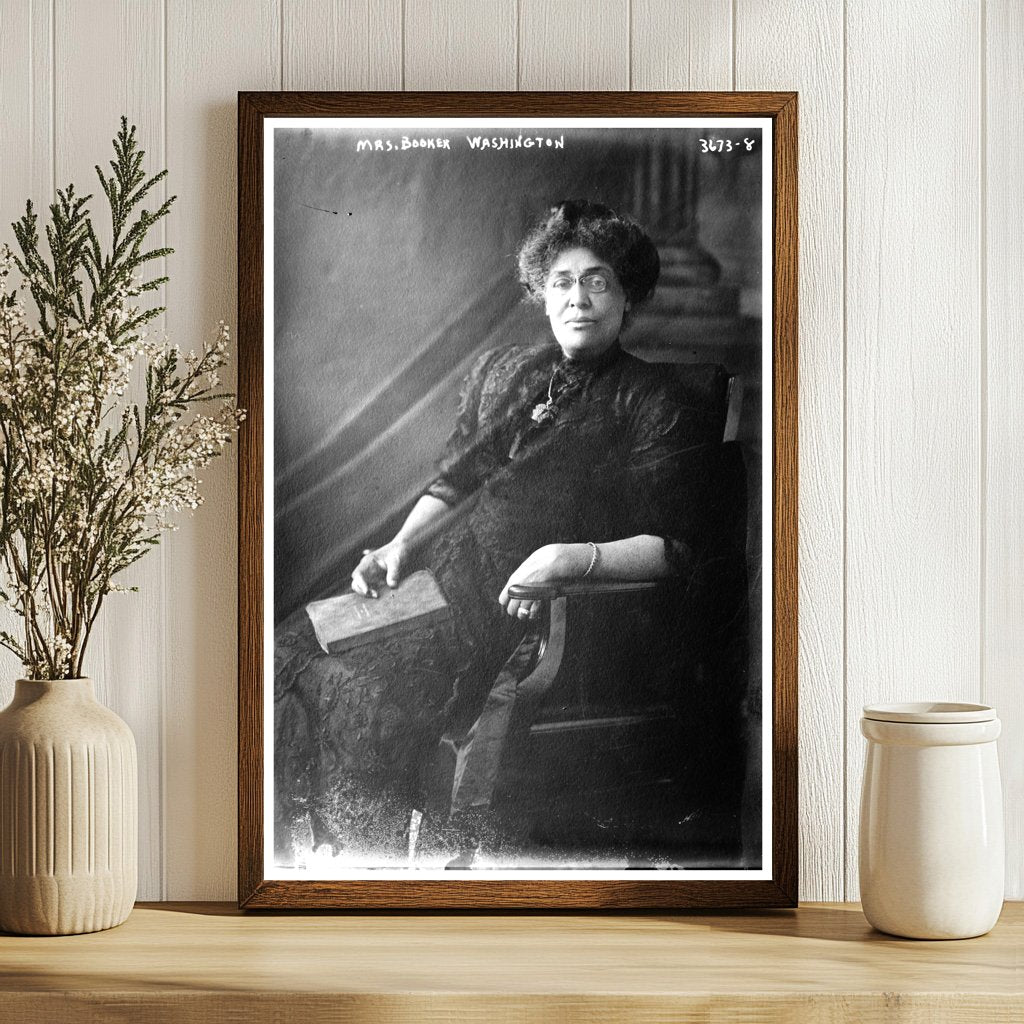 Portrait of Mrs. Booker T. Washington, Circa 1910 – KNOWOL