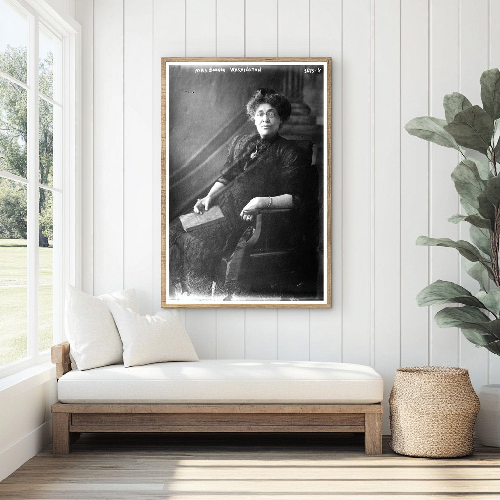 Portrait of Mrs. Booker T. Washington, Circa 1910 – KNOWOL