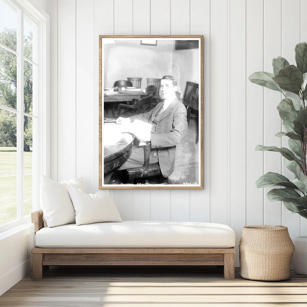 Portrait of Senator Geo. Thompson, 1910s Political Lead... – KNOWOL