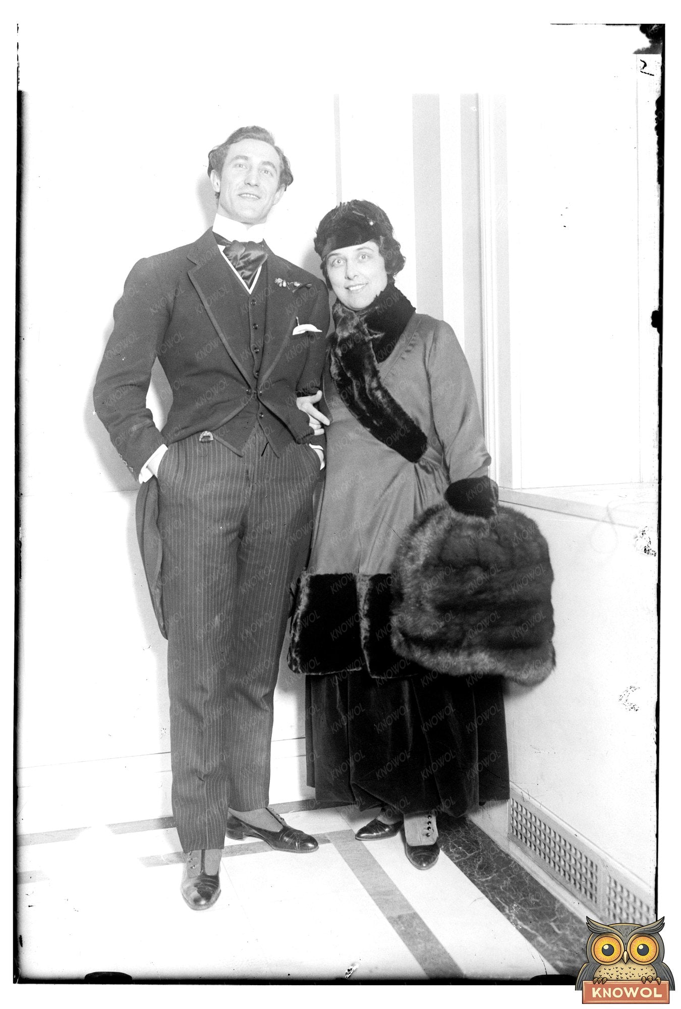 1916 Portrait of Actor Lou Tellegen with His Wife – KNOWOL