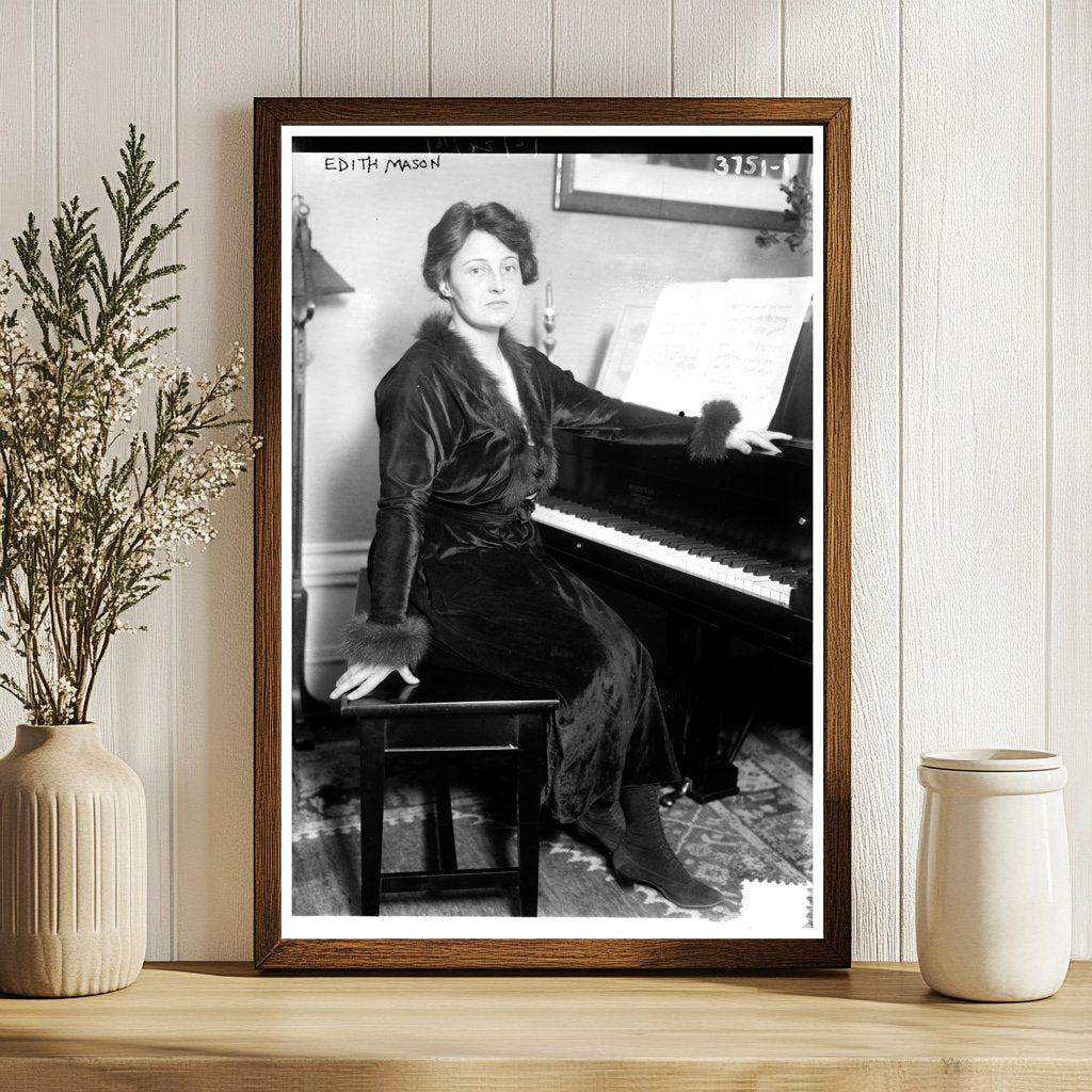 Edith Mason: Enchanting Opera Star Portrait, 1915-1920 – KNOWOL