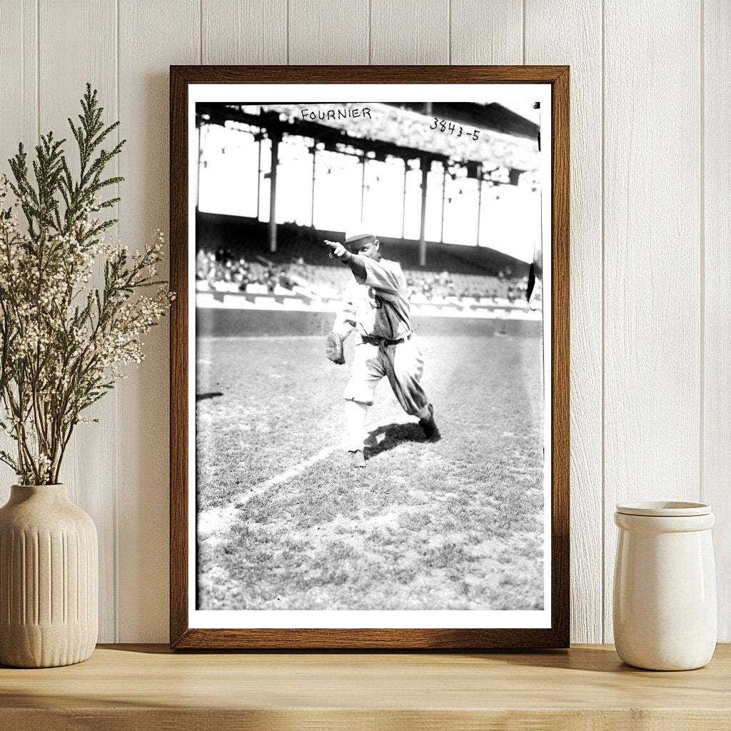 Jack Fournier: Vintage 1916 Chisox Baseball Star Photo – KNOWOL