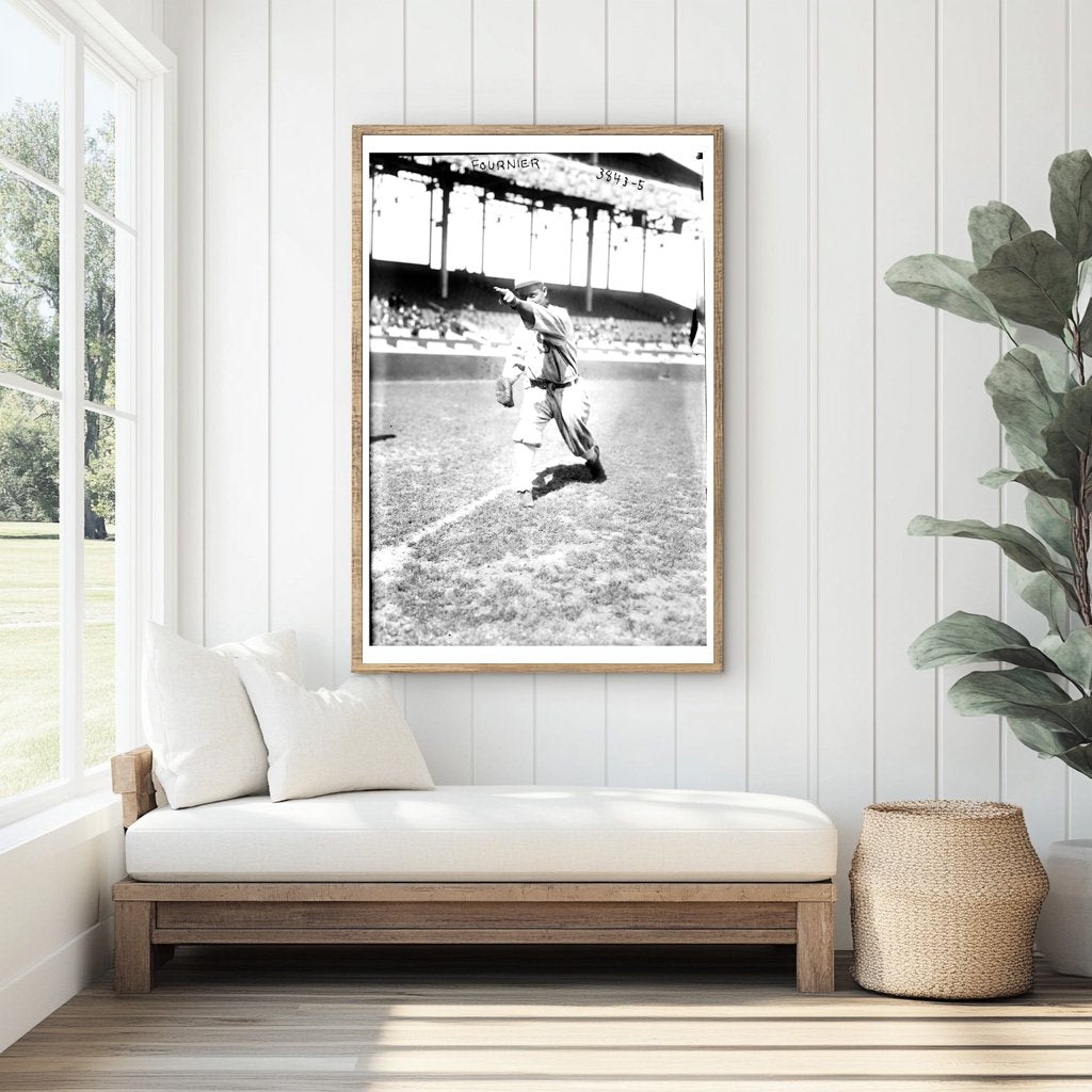 Jack Fournier: Vintage 1916 Chisox Baseball Star Photo – KNOWOL