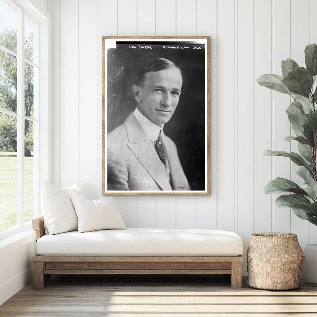 Edward Rightor: Iconic Journalist Portrait, 1915-1920 – KNOWOL