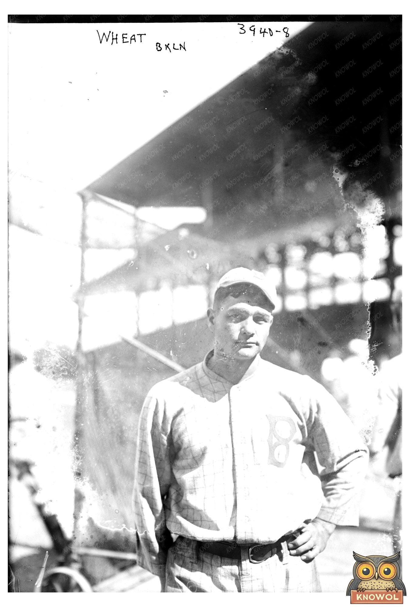 Zack Wheat: 1916 Brooklyn Dodgers Baseball Star Photo – KNOWOL