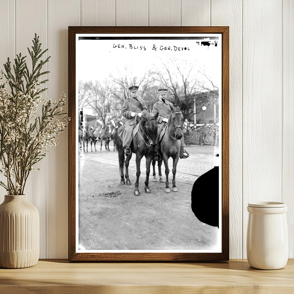 Historic Meeting of Generals Bliss & Devol, 1915-1920 – KNOWOL