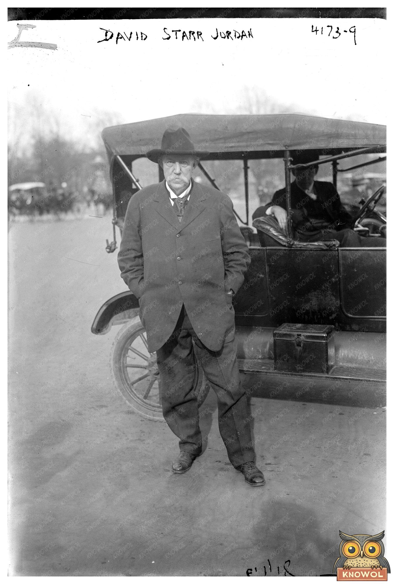 Influential Naturalist David Starr Jordan, 1917 Portrai... – KNOWOL