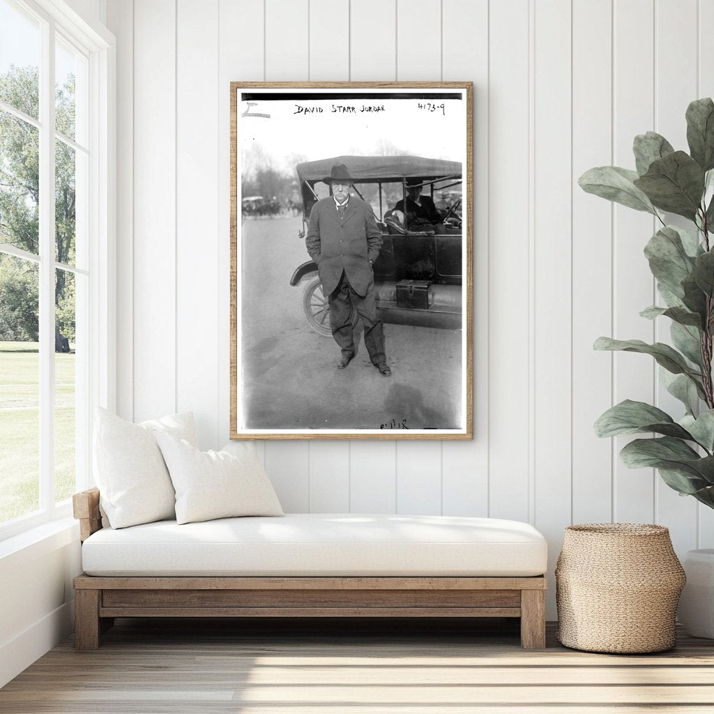 Influential Naturalist David Starr Jordan, 1917 Portrai... – KNOWOL