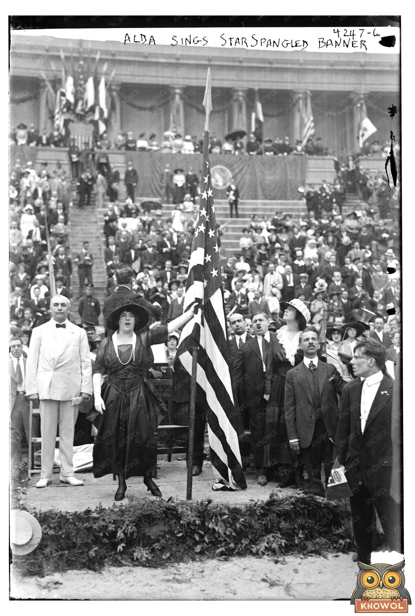 1917: Singer Alda Delivers Patriotic Anthem – KNOWOL