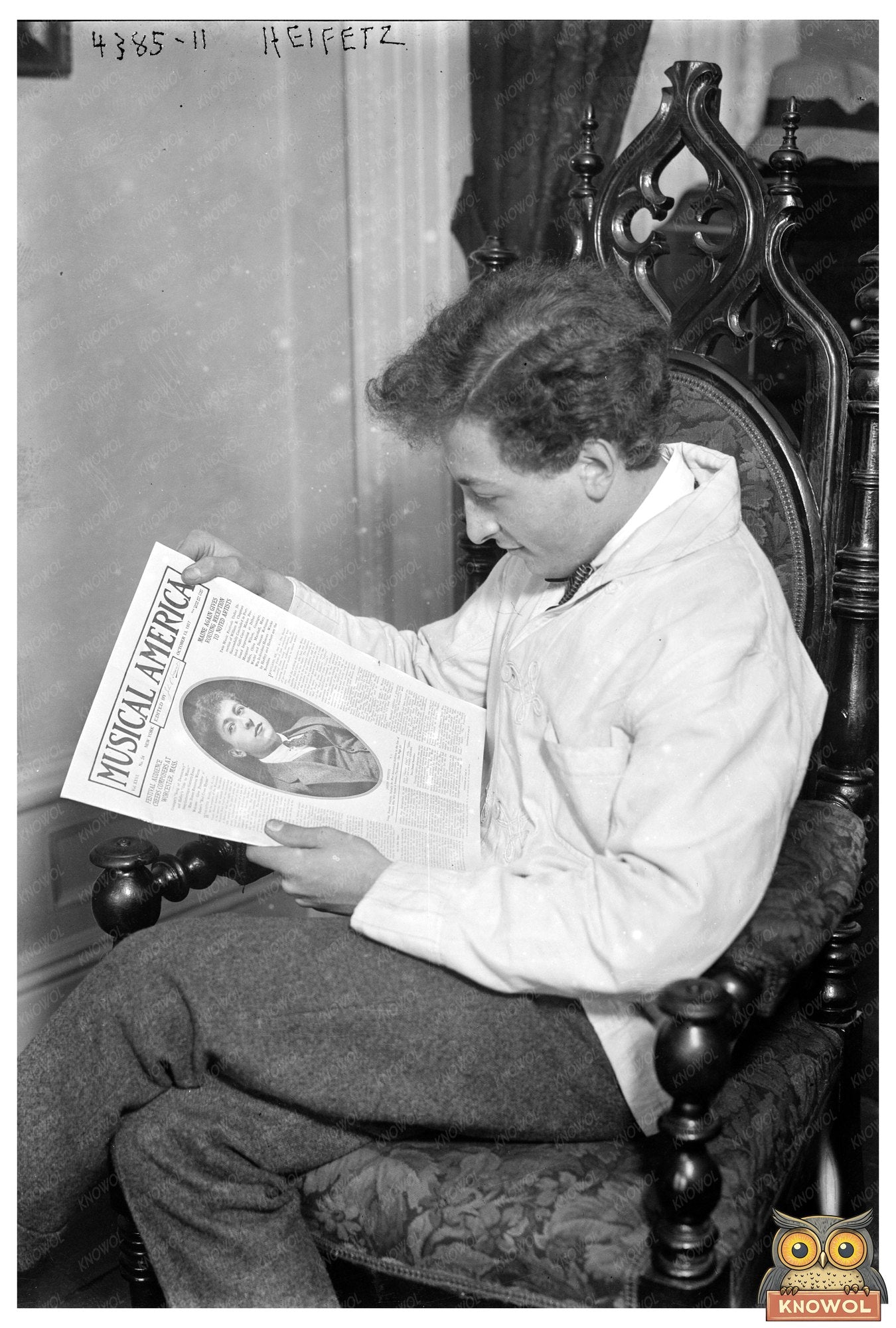 Master Violinist Captured in 1917: Heifetzs Artistry – KNOWOL