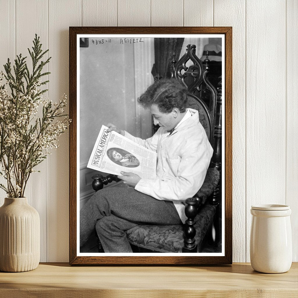 Master Violinist Captured in 1917: Heifetzs Artistry – KNOWOL