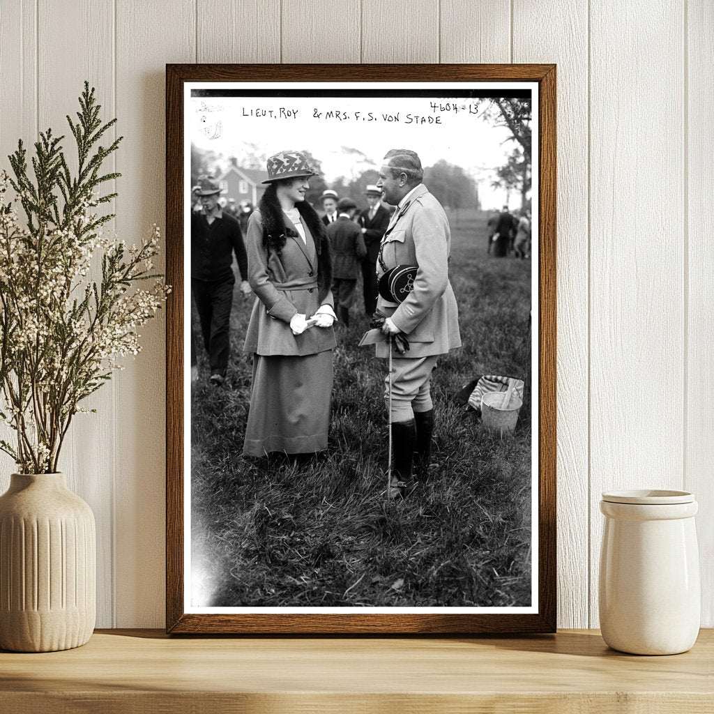 World War I Era Portrait of Lieut. Roy & Spouse – KNOWOL