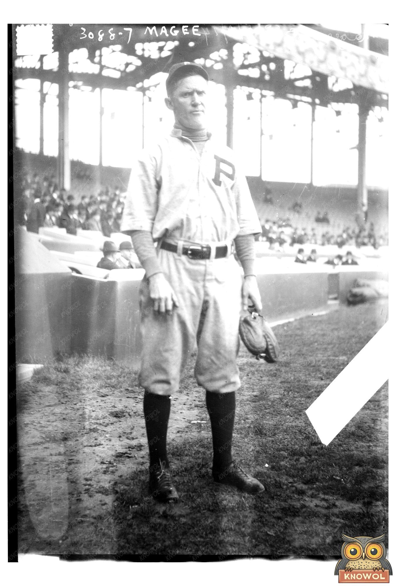 Vintage 1914 Baseball Star Charles Red Dooin Portrait – KNOWOL