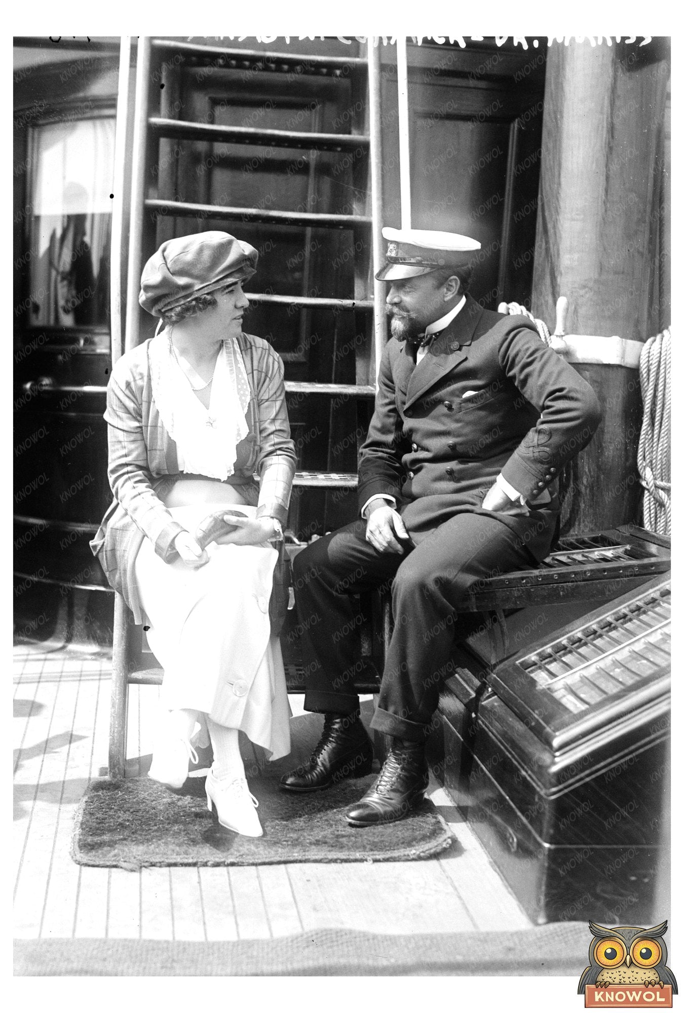 Elegant 1918 Portrait of Mrs. McCormack and Doctor – KNOWOL