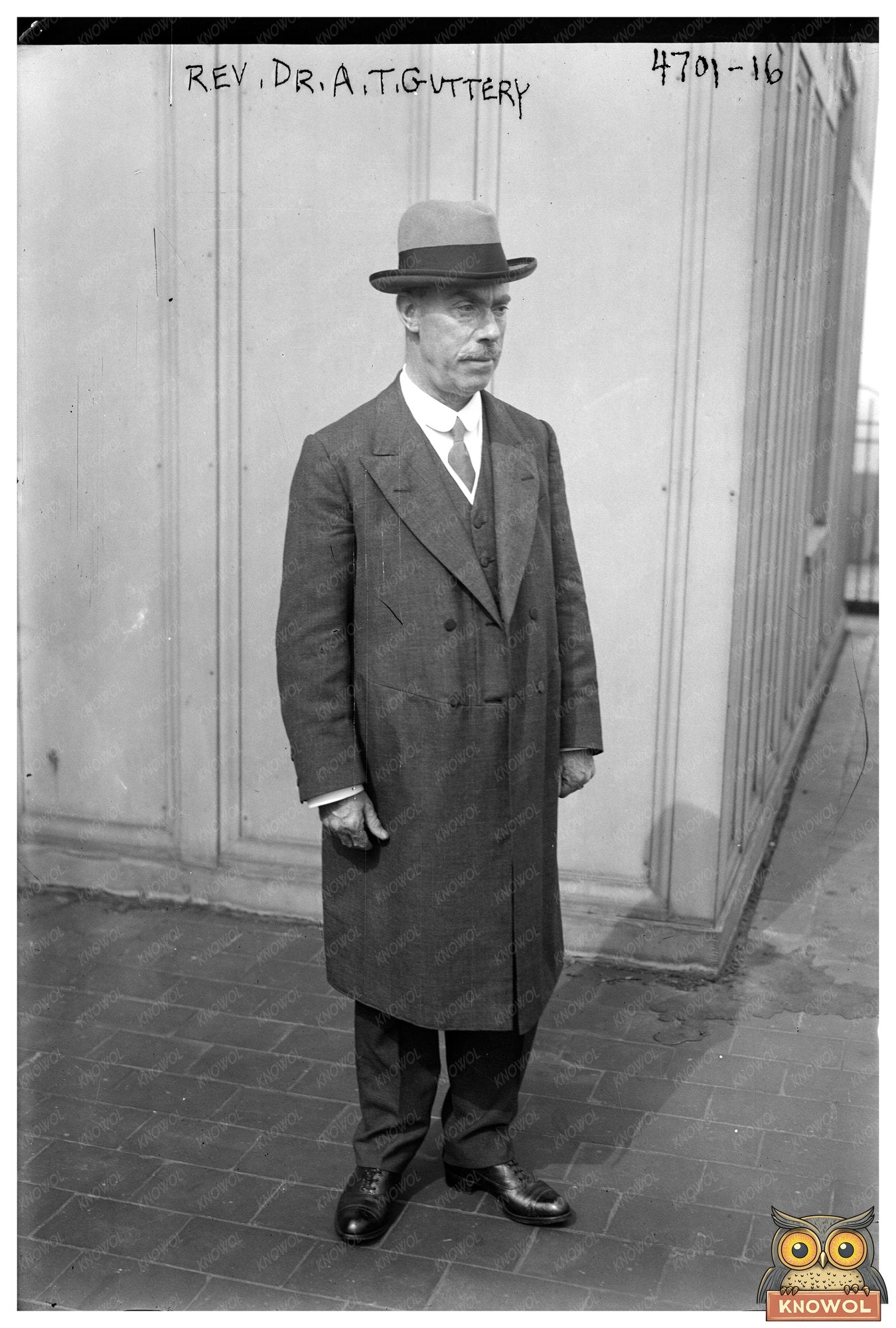 Influential Rev. Dr. Guttery in 1981 Portrait – KNOWOL