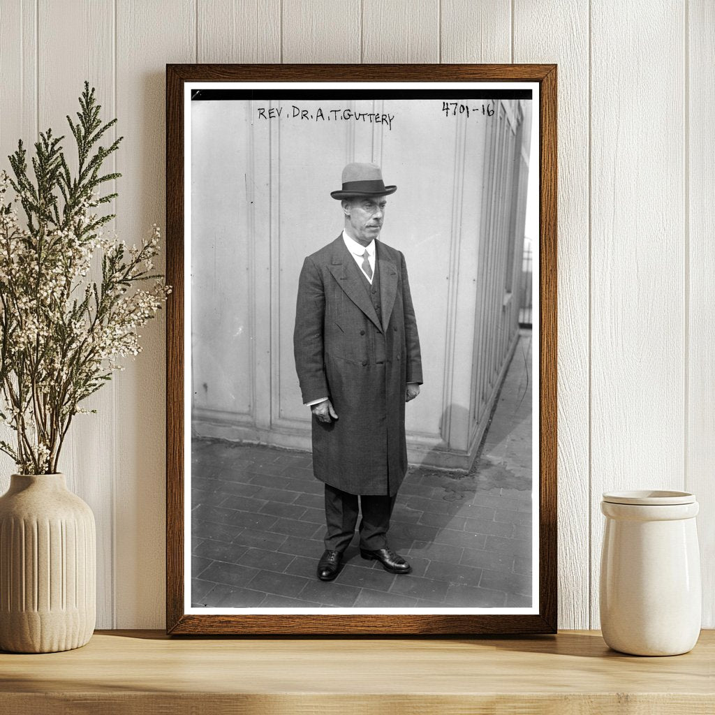 Influential Rev. Dr. Guttery in 1981 Portrait – KNOWOL