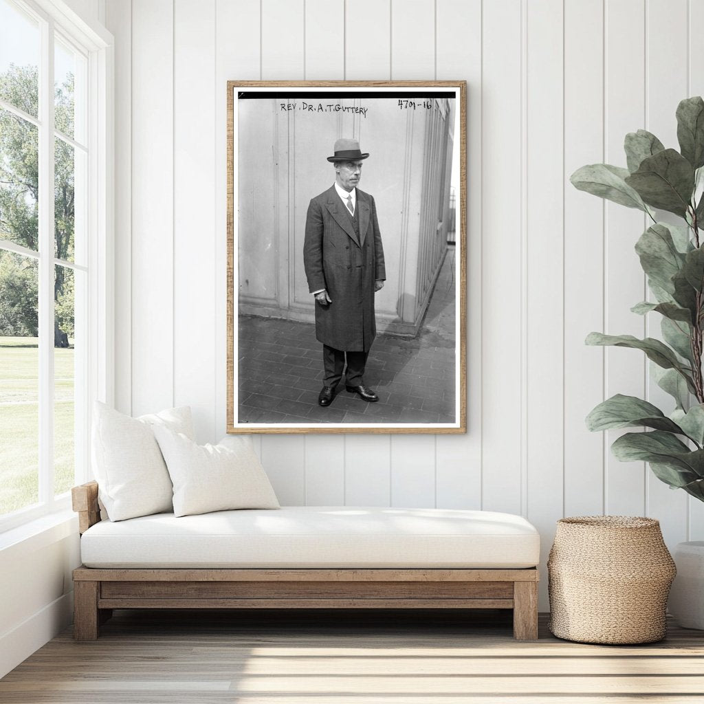 Influential Rev. Dr. Guttery in 1981 Portrait – KNOWOL