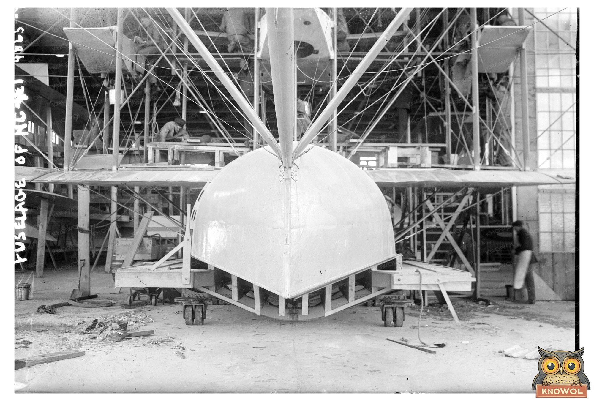 Historic NC-1 Seaplane Fuselage, 1918-1919 – KNOWOL