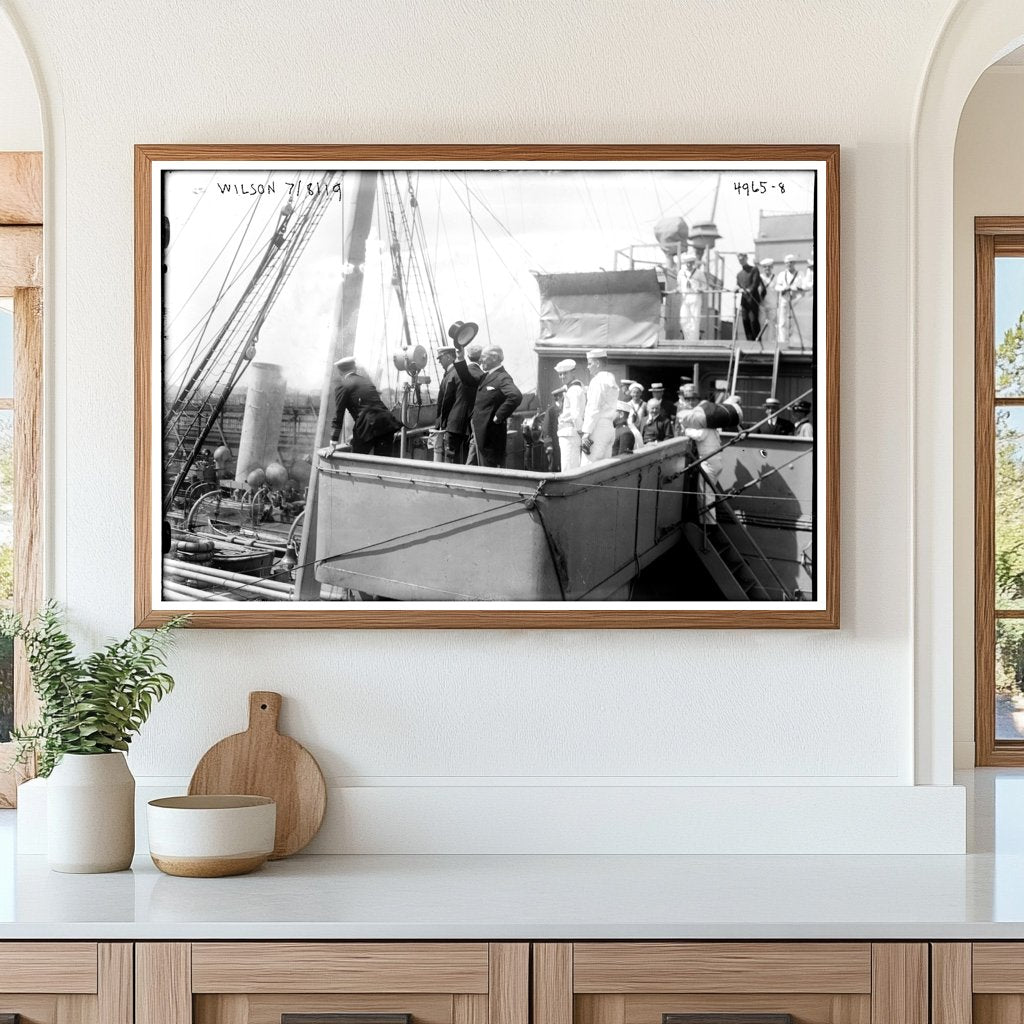 Vintage Portrait of Wilson from the Early 1900s – KNOWOL