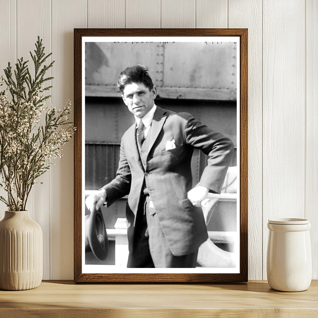 Historic Portrait of Argentine Boxing Legend Firpo – KNOWOL