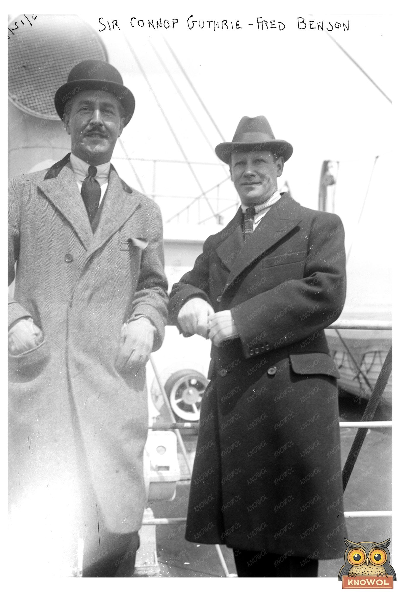 1920s Portrait of Sir Connop Guthrie & Fred Benson – KNOWOL