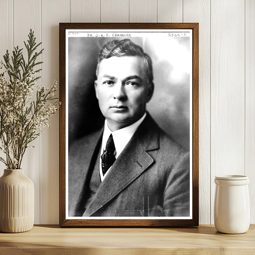 Medical Pioneer Dr. Chandler: A 1920s Portrait – KNOWOL