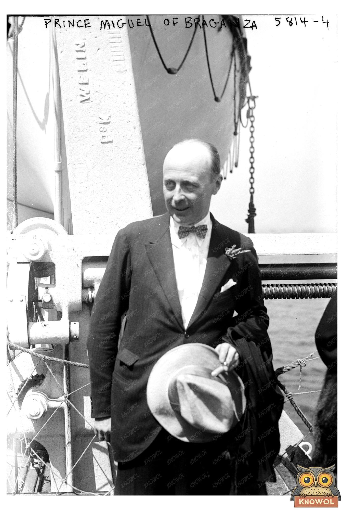 Regal Portrait of Prince Miguel, Early 1920s – KNOWOL