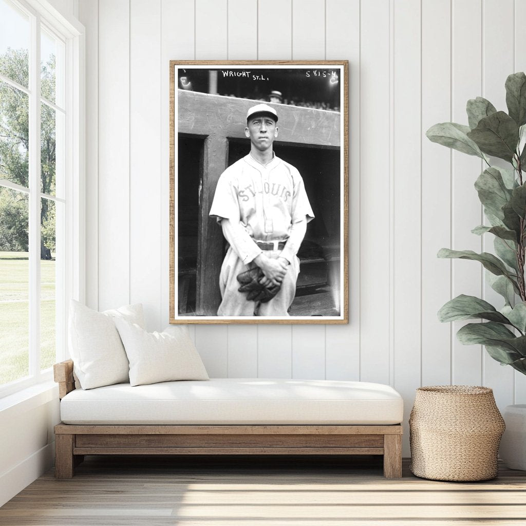 Vintage 1922 St. Louis Baseball Star in Action – KNOWOL